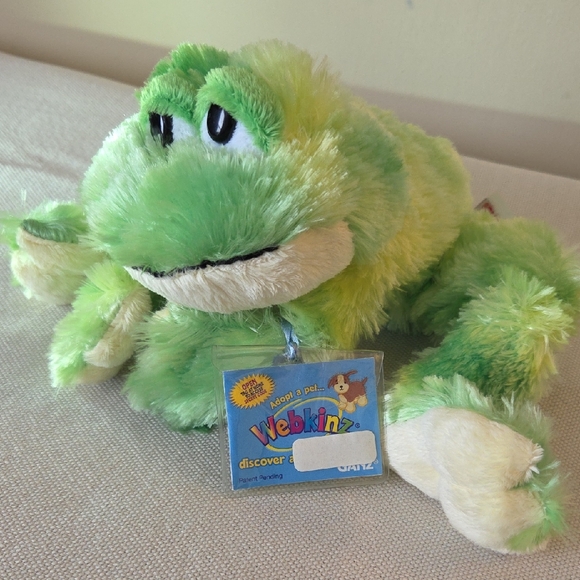 webkinz | Toys | Ganz Webkinz Tie Dye Green Frog Plush Toy With Tags No ...